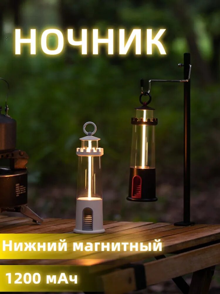 Магнитный ночник на подставке, маяк