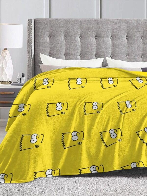 Плед The Simpsons Пледы Симпсоны Симпсон Homer Marge Bart Lisa Maggie (Цвет товара: симпсоны 15; Ширина: 100 см; Длина: 125 см; Размерность: 1-спальное)