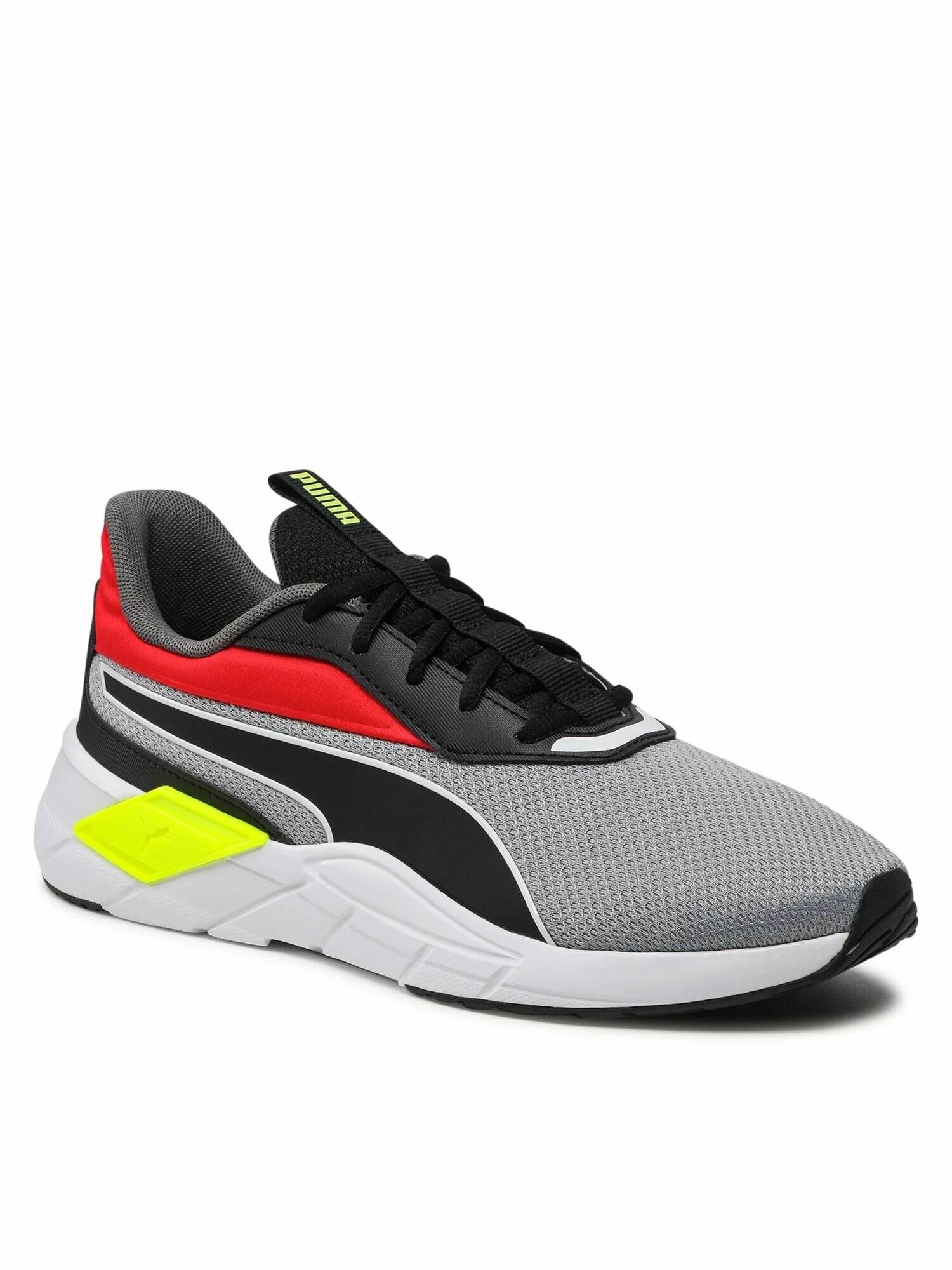 Кроссовки PUMA Lex, размер 9.5 UK, серый/красный — фото 1