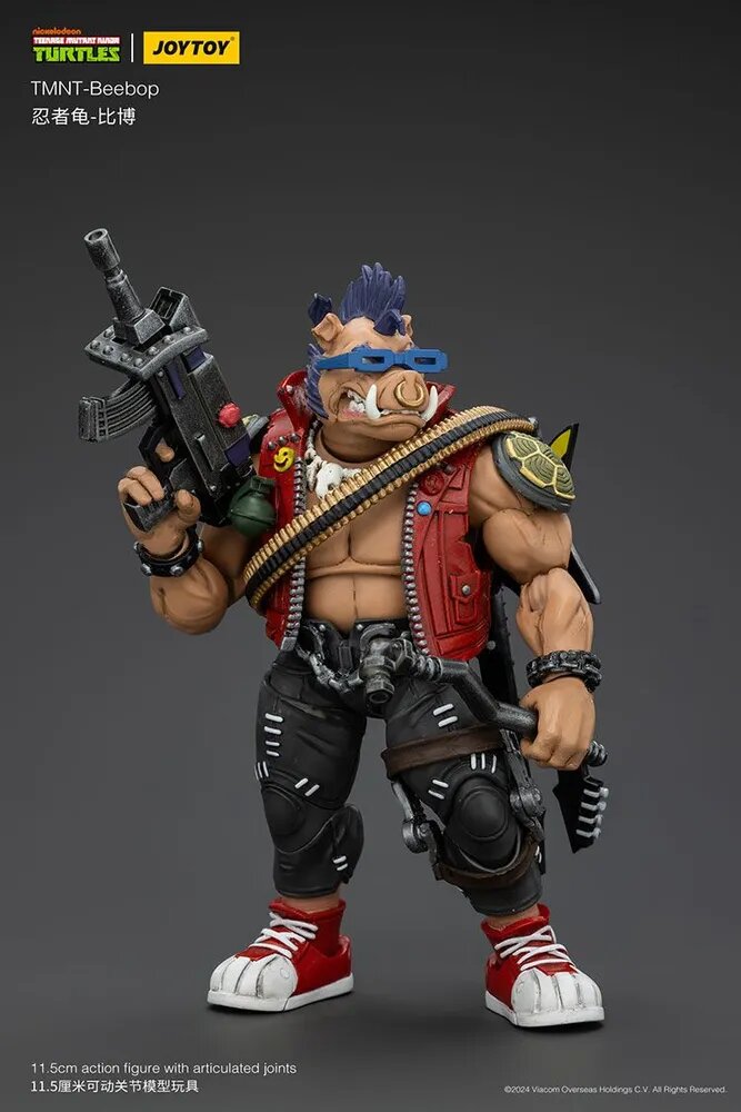 Аниме фигурки JOYTOY 1/18 TMNT-Beebop Подарки-игрушки
