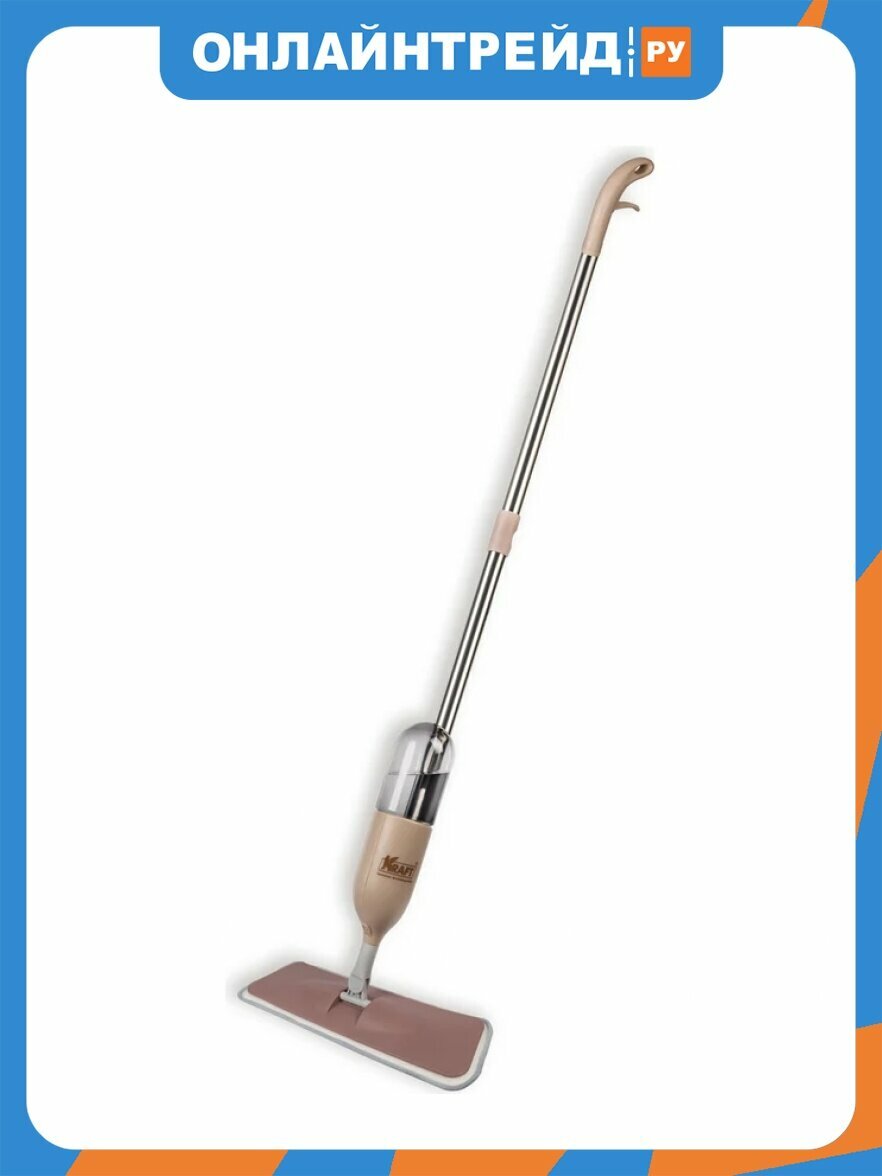 Система для уборки Kraft Spray Mop (швабра-спрей, 2 насадки)