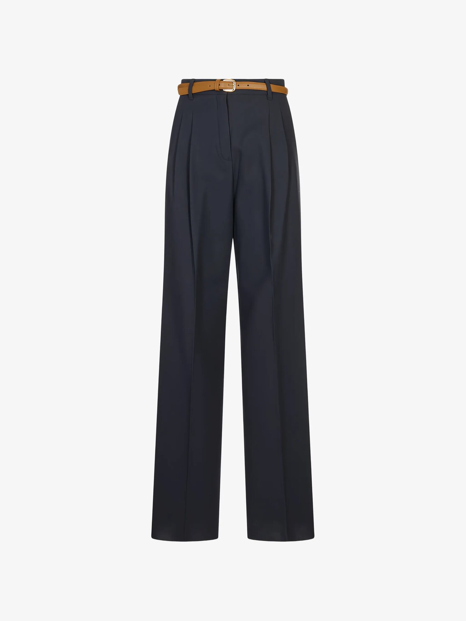 Брюки Max Mara Adunco belted cotton trousers