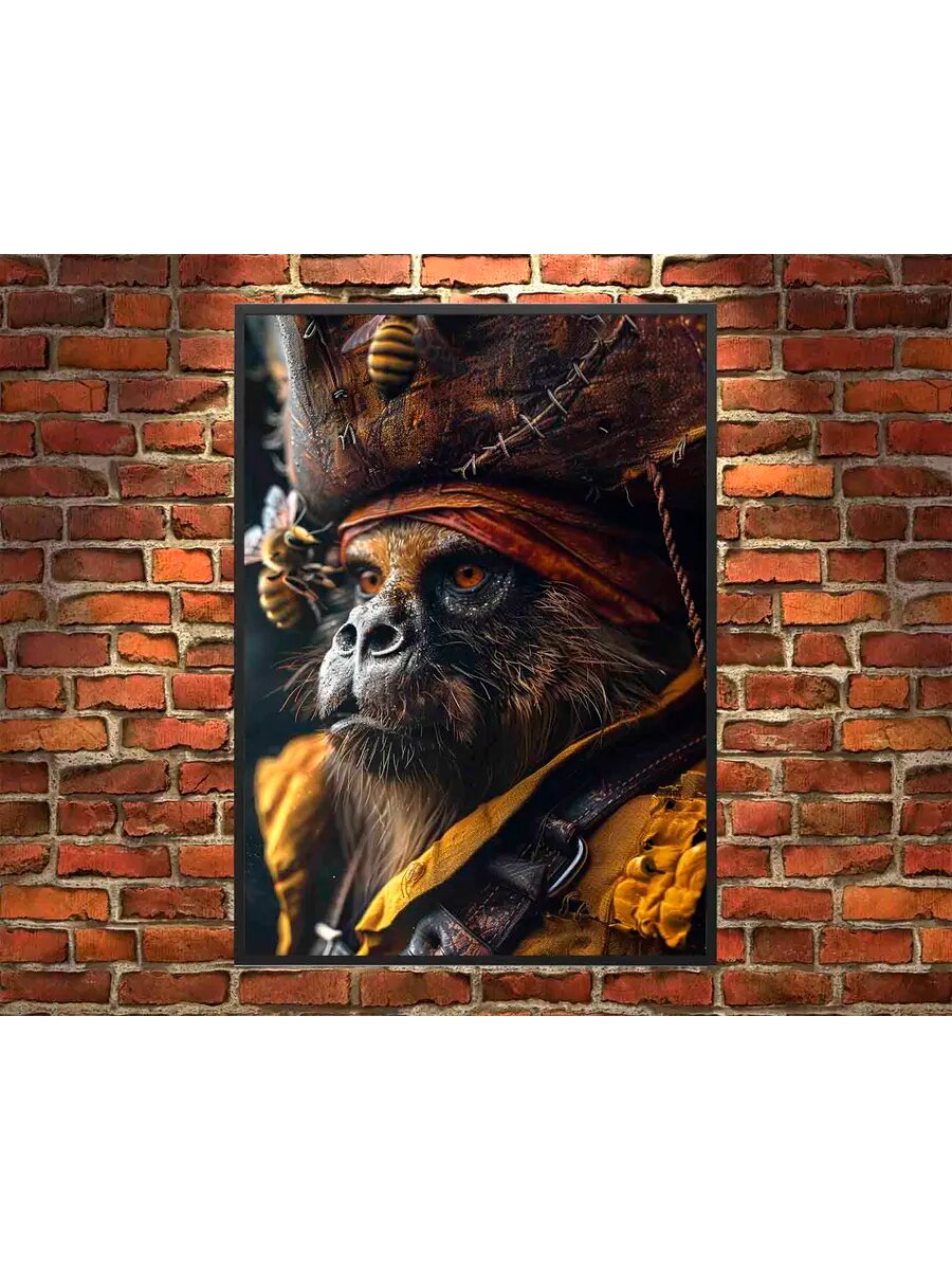 Пчелы- животные с фермы Пират 3, Плакат 30x42см