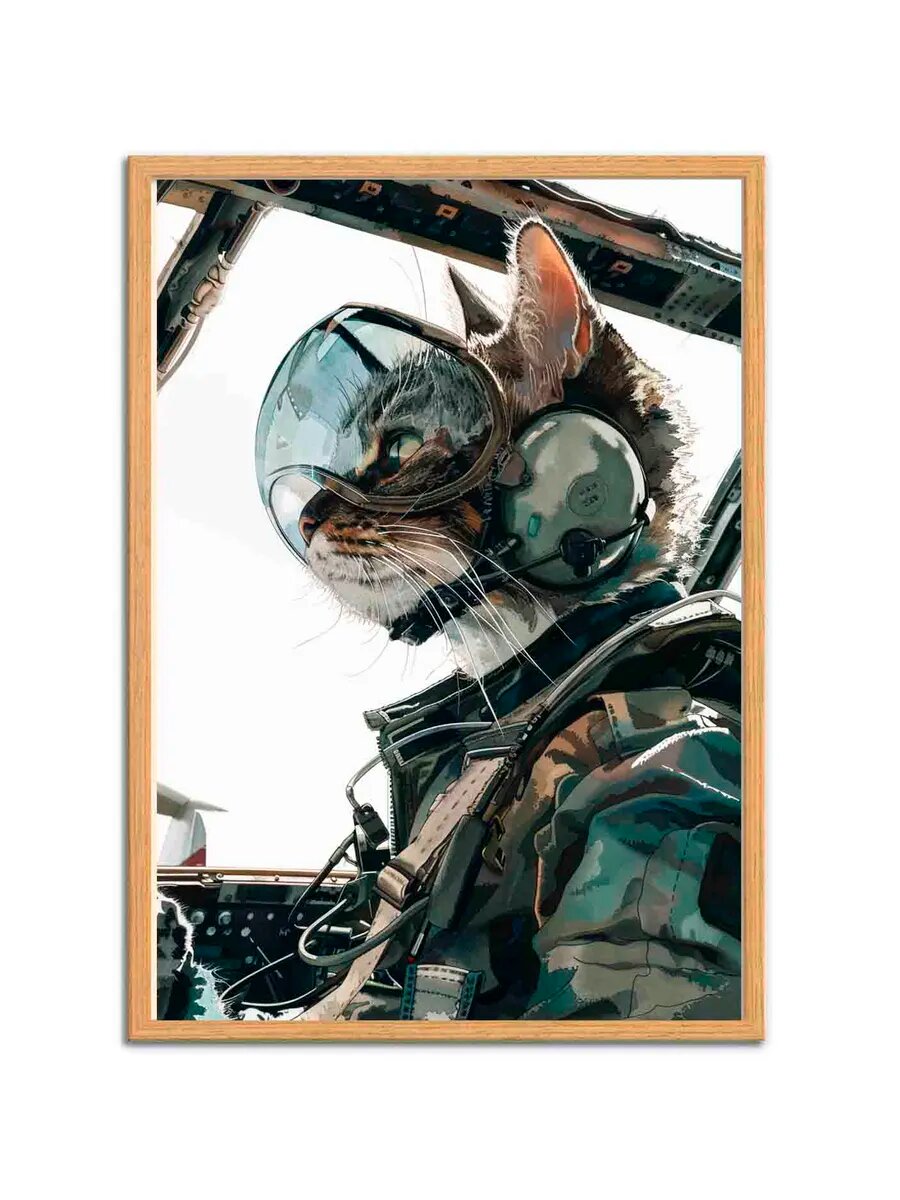 Персидский кот-пилот 2, Плакат 30x42см