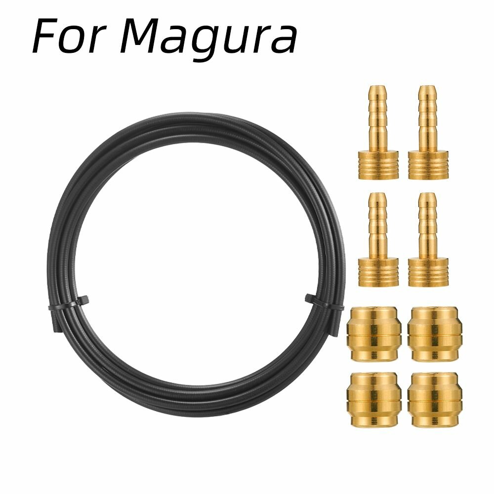 Гидролиния MAGURA, комплект (гидролиния Чёрный 2,5м + 4 оливки) 2.5м чёрный 4 оливки