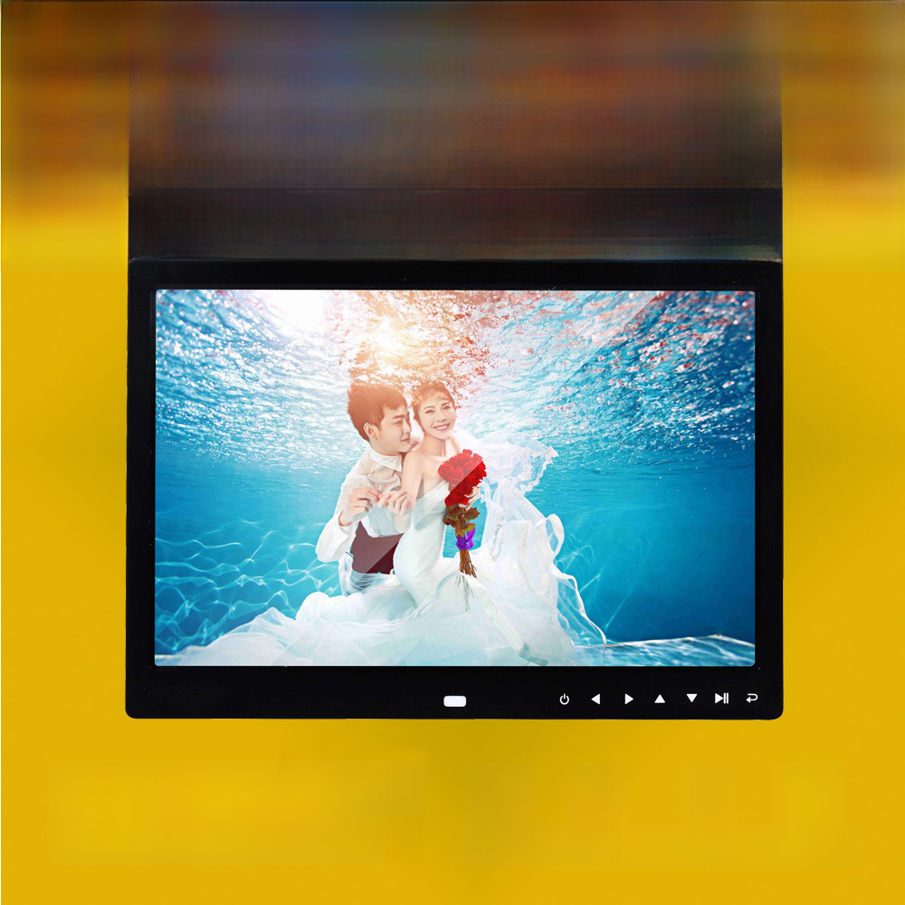 13-дюймовый 1080P HDMI Многофункциональный портативный монитор для рекламы и цифровой фотоальбом - Черный