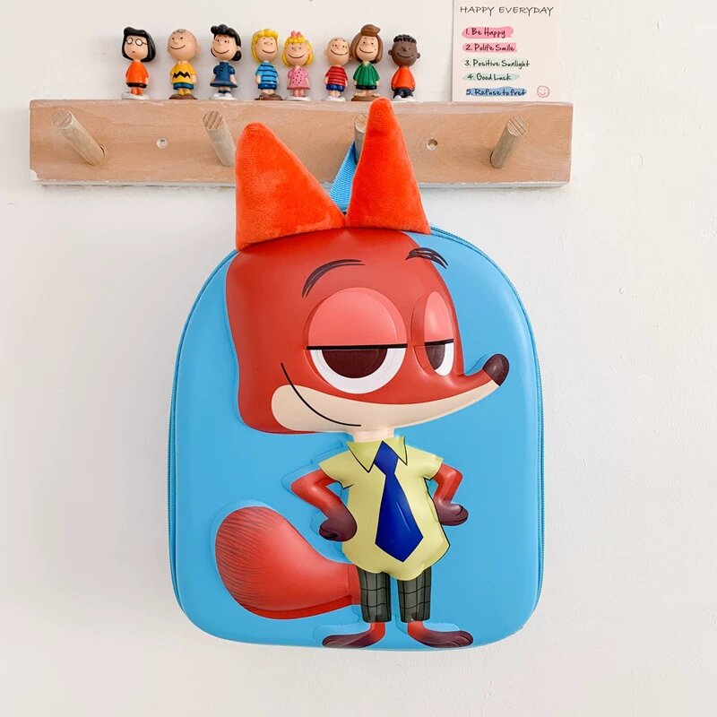 Рюкзак 15 л для малышей 2-5 лет, мультяшный дизайн Никса, синий цвет, прочный легкий для школы и прогулок