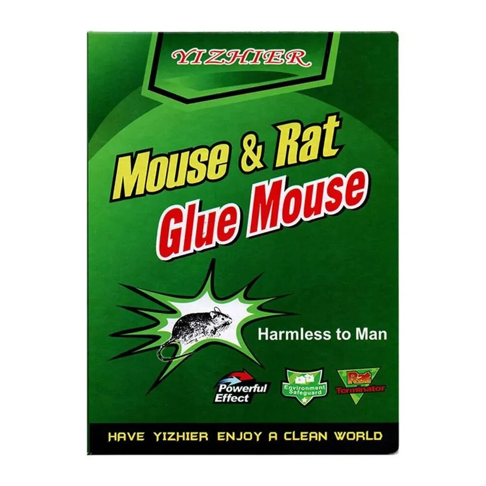Лей для мышей Board Mouse Glue Traps для кухни/дома/ресторана/бара (зеленый)