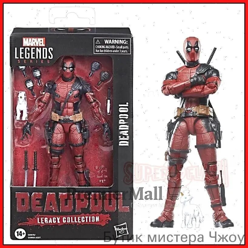 Игрушка Hasbro Marvel Legends Series Deadpool, Deadpool 2 Adult Collectible 6-Inch Action Figure