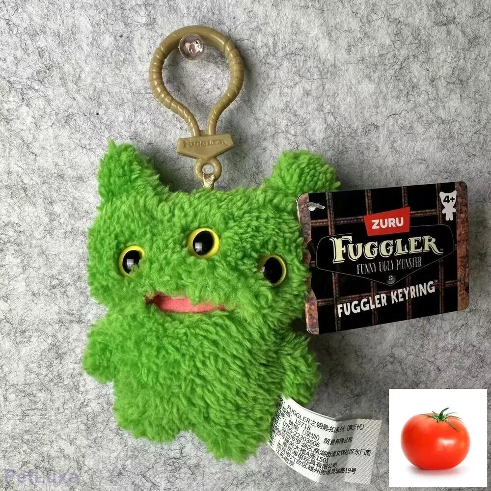 Fuggler Funny Ugly Mini Monster Брелок-игрушка Фугглер зеленый плюшевый для ключей