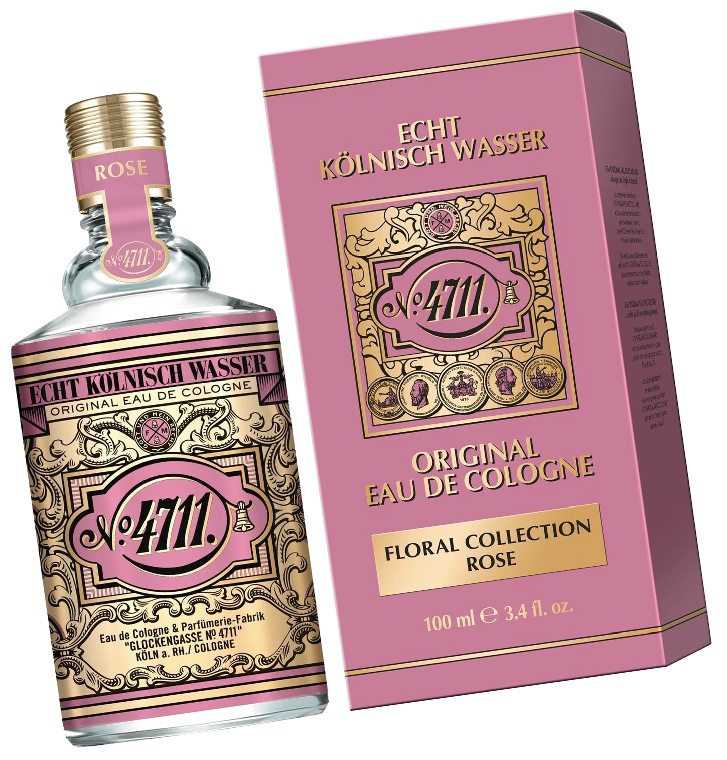 47 11 Роза одеколон 100 мл для мужчин и женщин / 4711 Rose Eau De Cologne