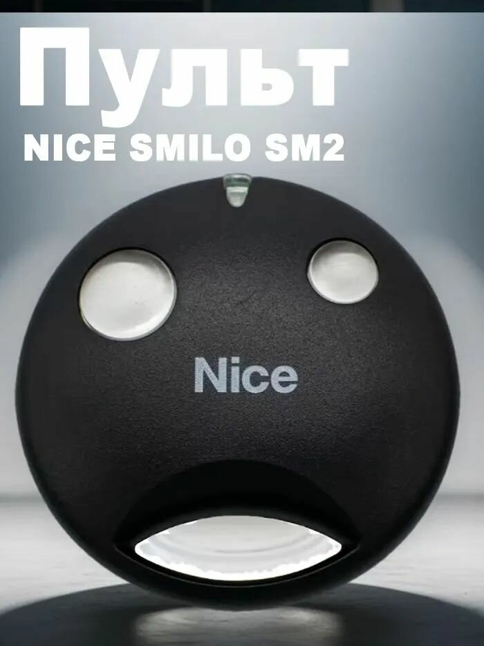 Пульт для автоматики ворот и шлагбаумов Nice Smilo SM2/ брелок Найс / Умный дом (1шт)