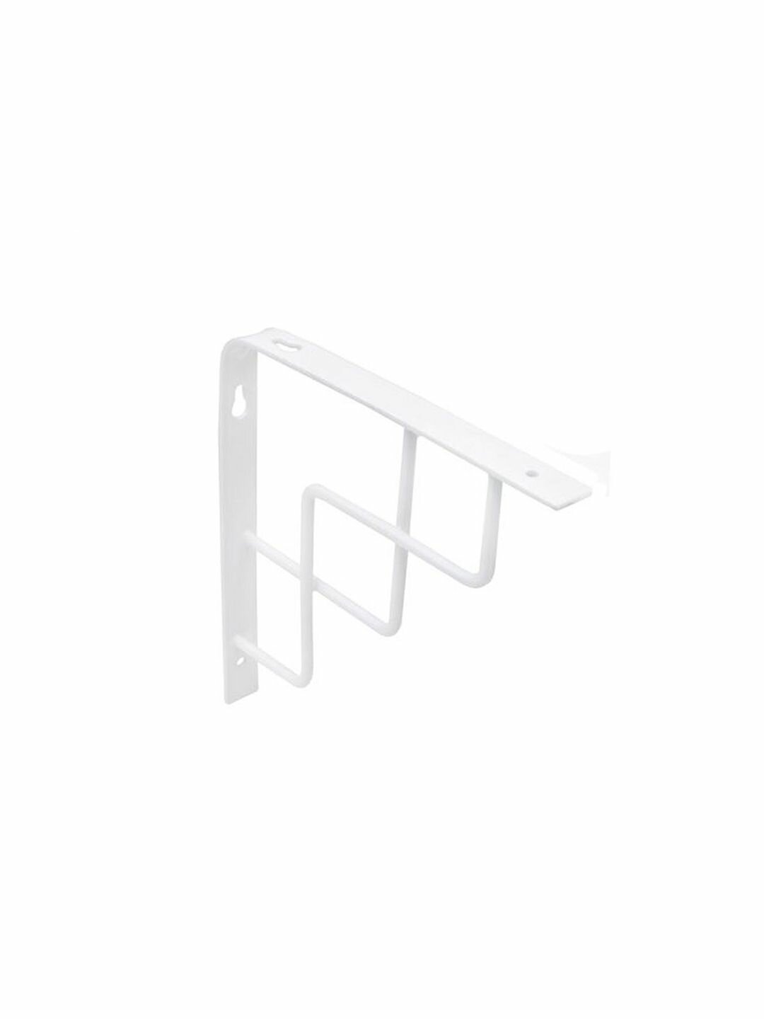 Полкодержатель QUADRO 150x150x20x3, белый, 2 штуки