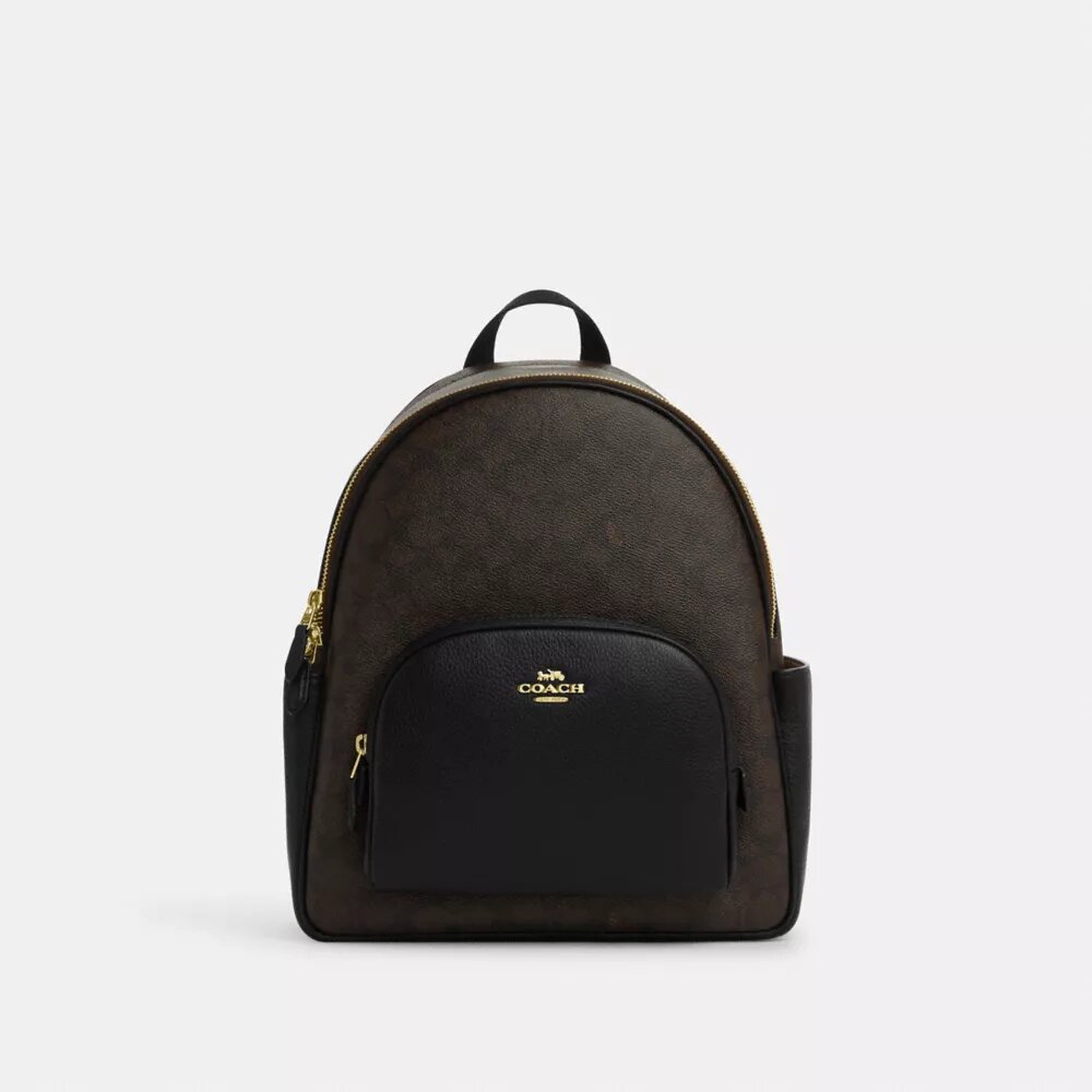 Сумка-рюкзак COACH Court Backpack In Signature Canvas