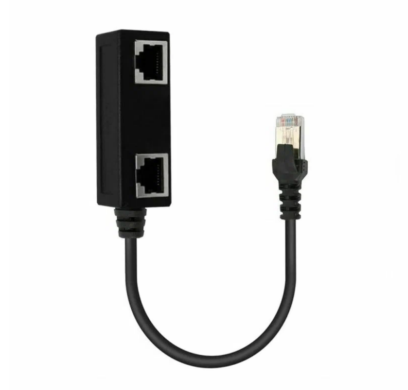 3 в 1 разветвитель RJ45 LAN Ethernet сетевой удлинитель-адаптер RJ45 кабель для расширения сети 1 штекер на 2/3 гнезда