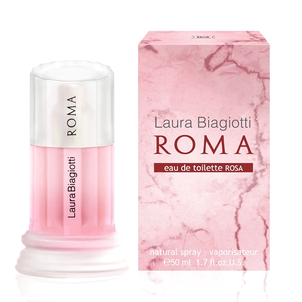 Туалетная вода женская 50 мл Laura Biagiotti Roma Eau De Toilette Rosa - Лаура Рома Роза