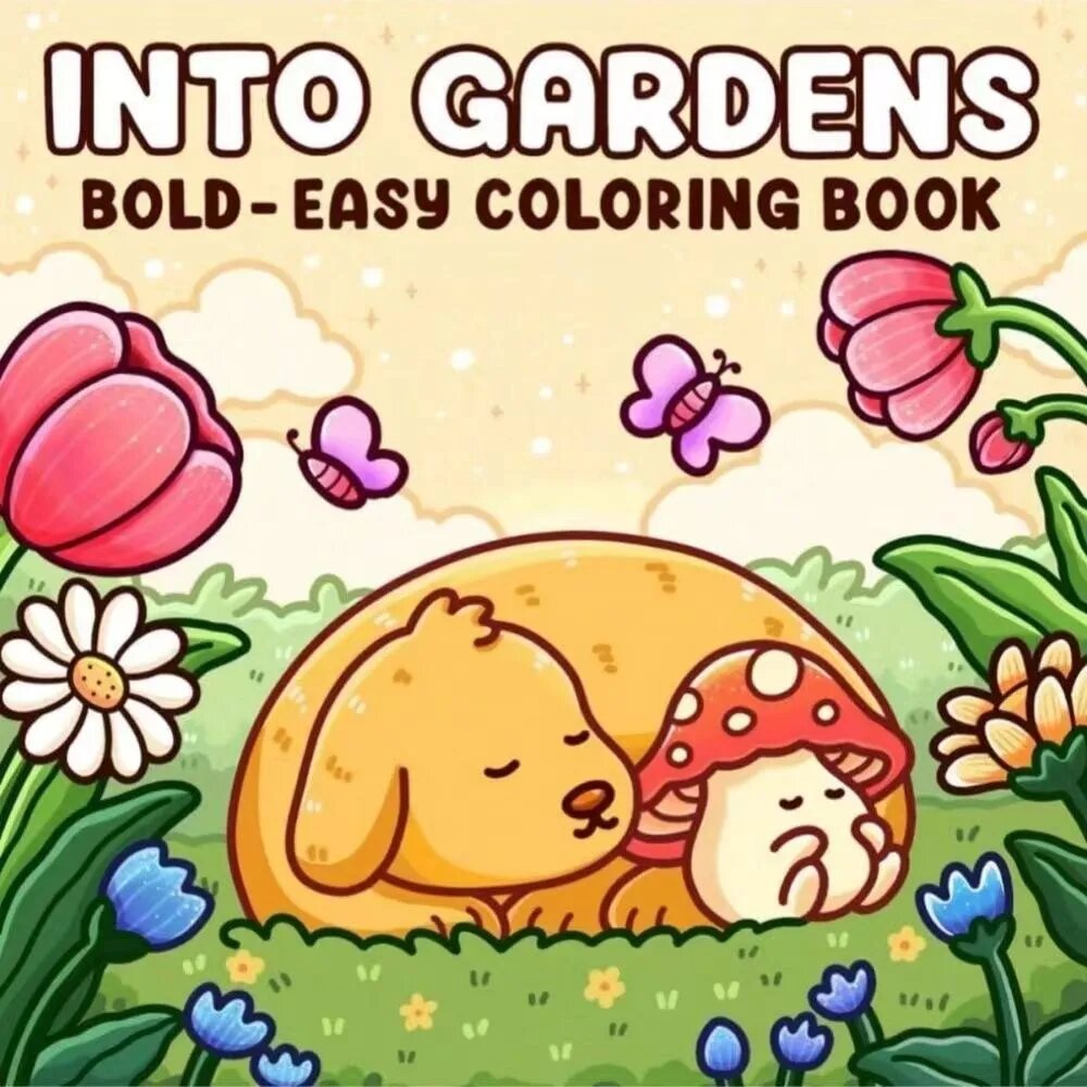 Cozy Friends (Vol 3): Детская книжка-раскраска / простой и понятный дизайн/ Darina