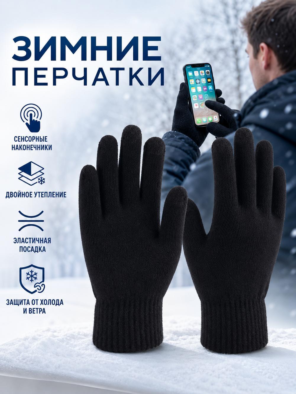 Перчатки Базовая коллекция для мужчин