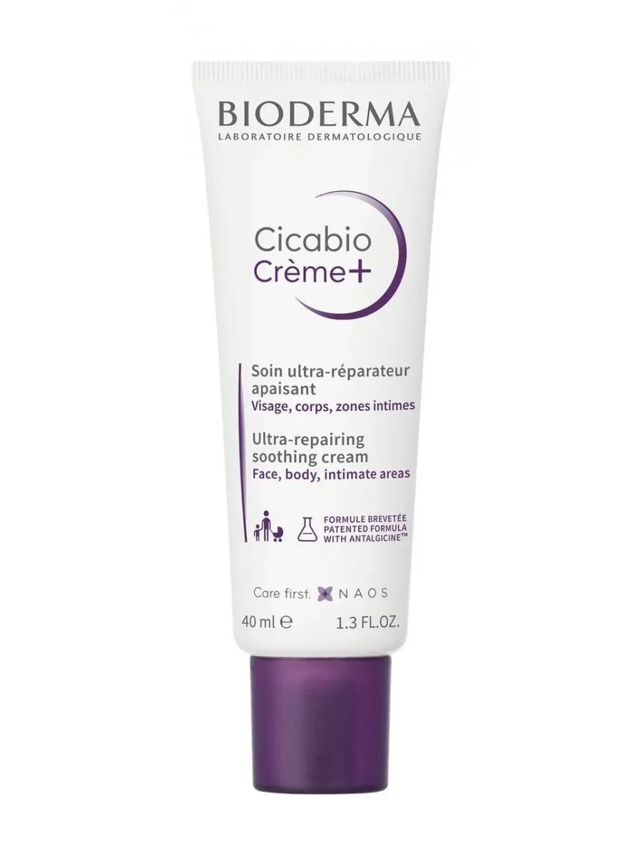 Bioderma Cicabio Creme+ Ultra-repairing Soothing Cream 40мл