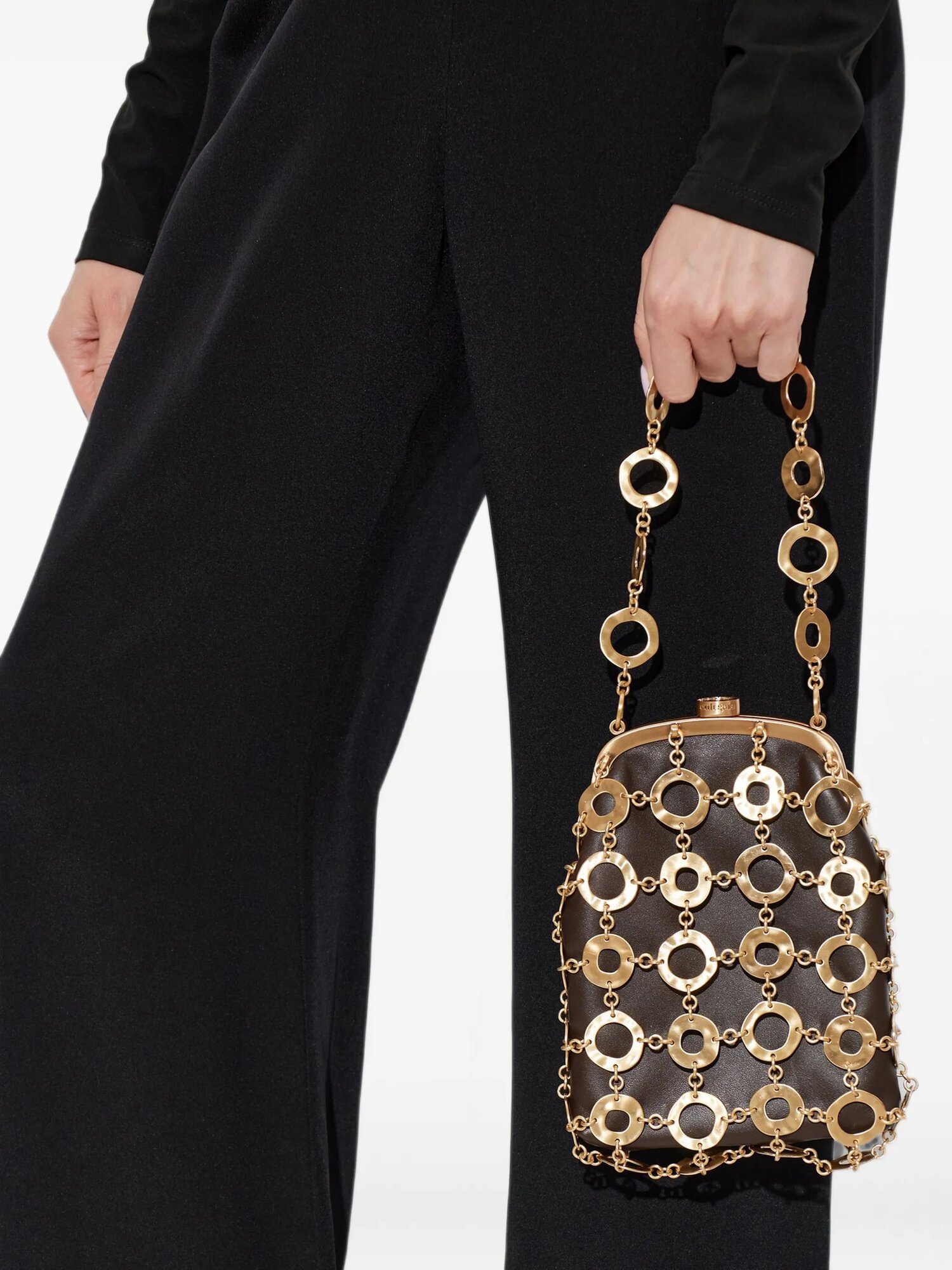 Сумка Cult Gaia Brielle wristlet bag, black — фото 1