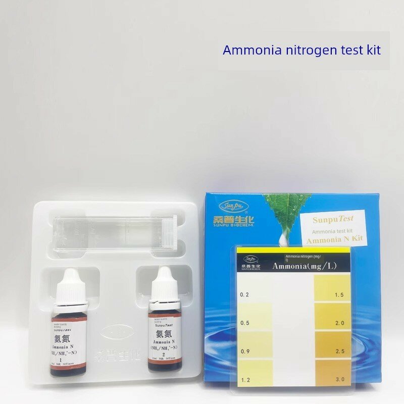 Тест-полоска для аммиака в воде аквариума, 1 тест-полоска