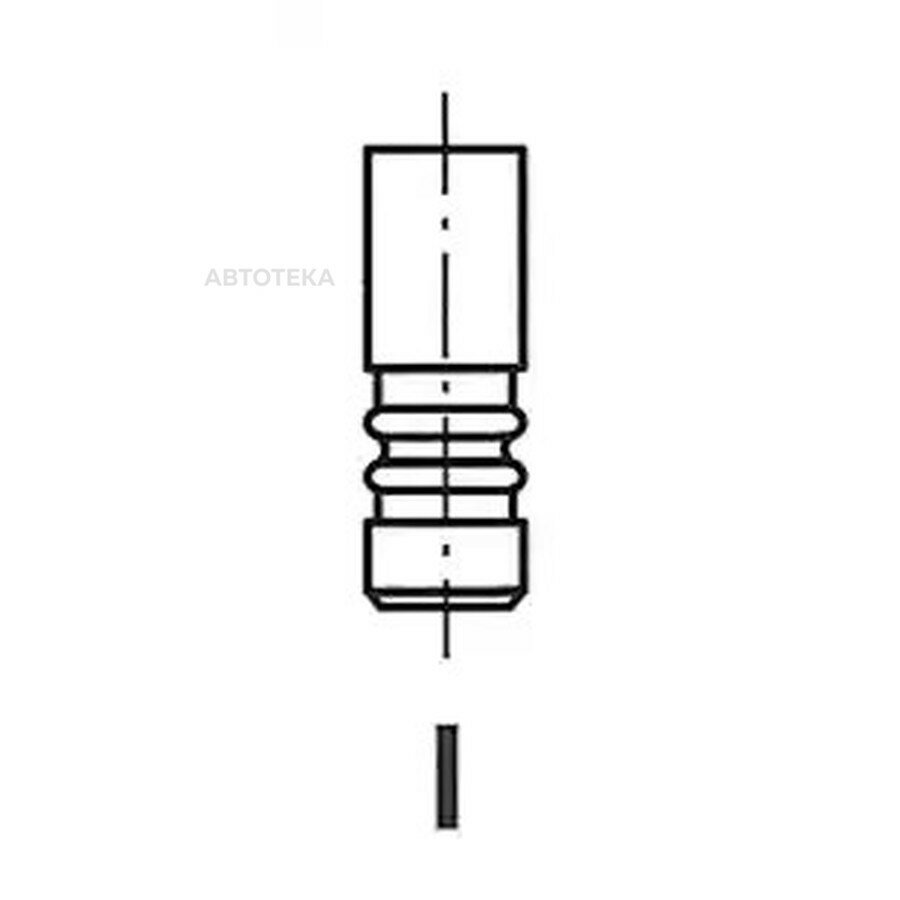 Клапан двигателя впускной FRECCIA R6581SCR VAG: 2.0FSi 16V,32.3x6x104 IN, 03-