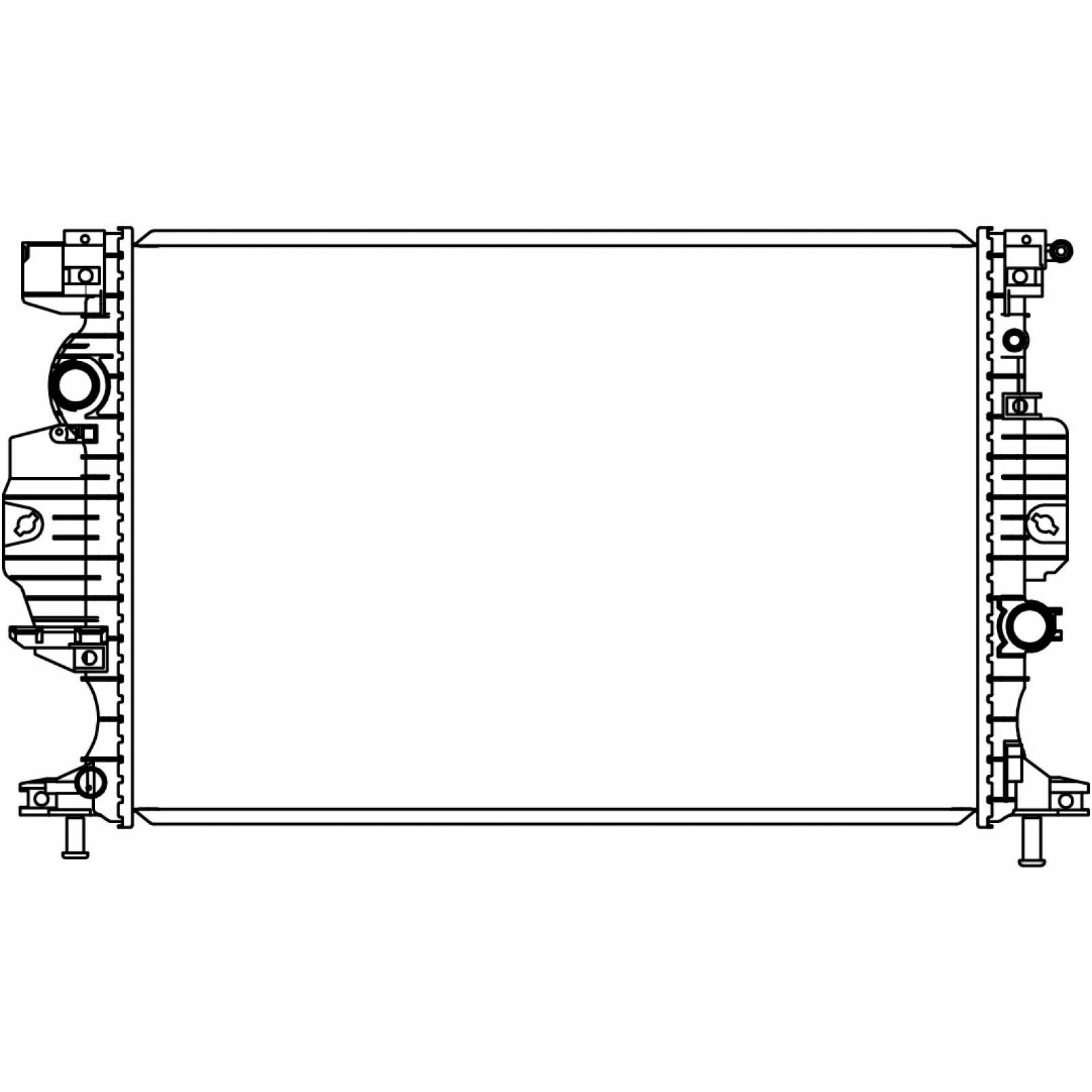 Радиатор охлаждения, для Форд Мондео 2014- 2.0T, 2.0TD oem 1768469, 2066575 арт LRC1043