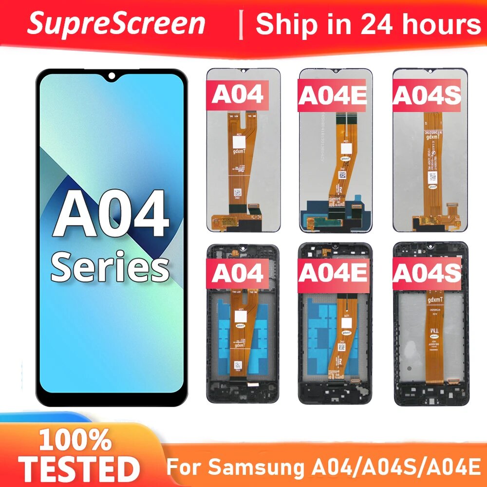 Экран для Samsung A04S A04E A04 With Frame A047F