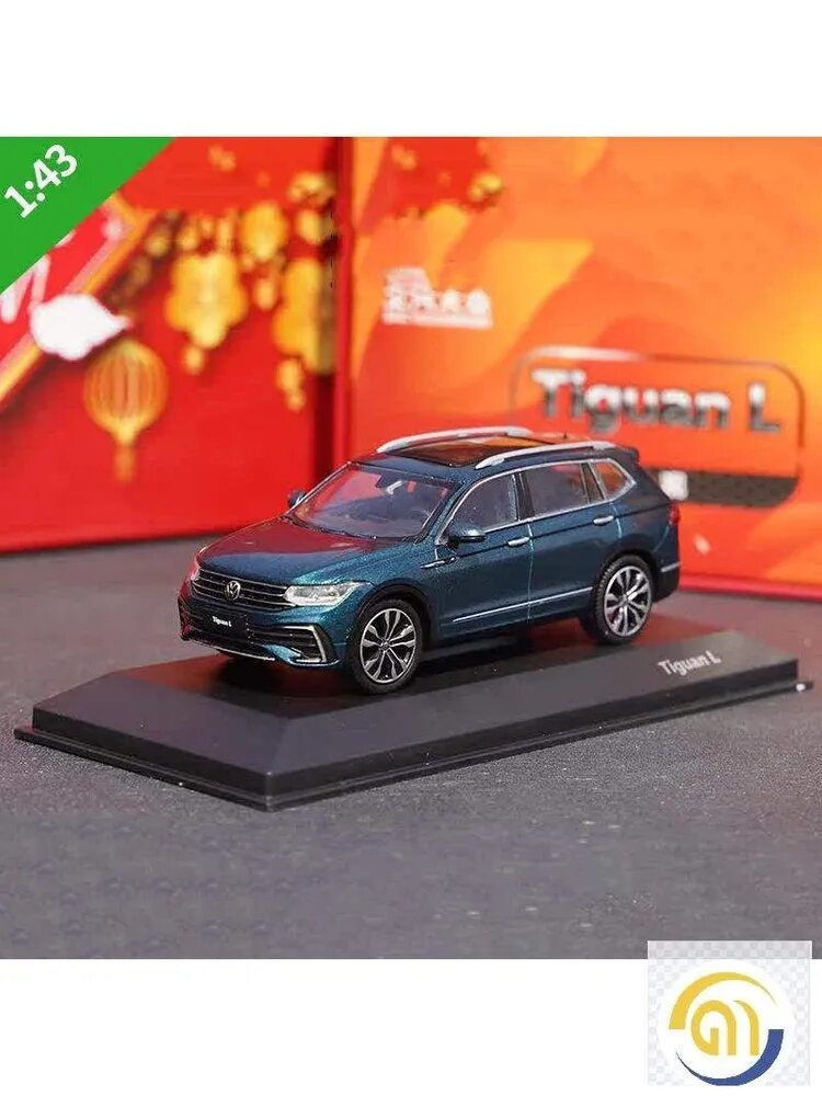 Миниатюрная модель автомобиля из литого металла Фольксваген модель автомобиля Игрушки 1:43 Volkswagen ID.4 CROZZ ID.4X Phideon Tayron X Teramont Tiguan L T-Cross Tharu