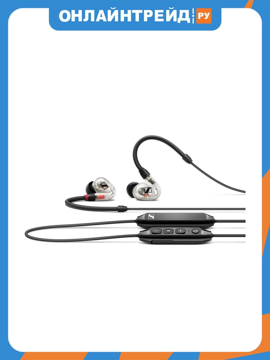 Беспроводные наушники Sennheiser IE 100 PRO Wireless, прозрачный