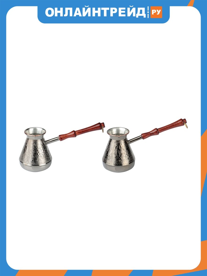 Турка для кофе Vetta 540мл, медная, 2 дизайна, 847-077