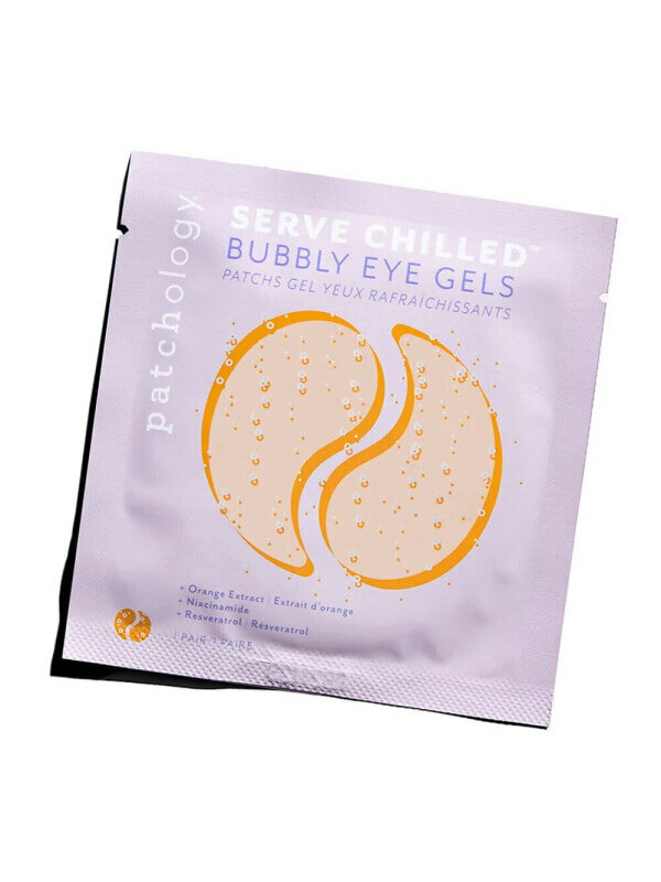 Патчи для кожи вокруг глаз Patchology Serve Chiled Bubbly Eye Gels Освежающие восстанавливающие патчи против признаков