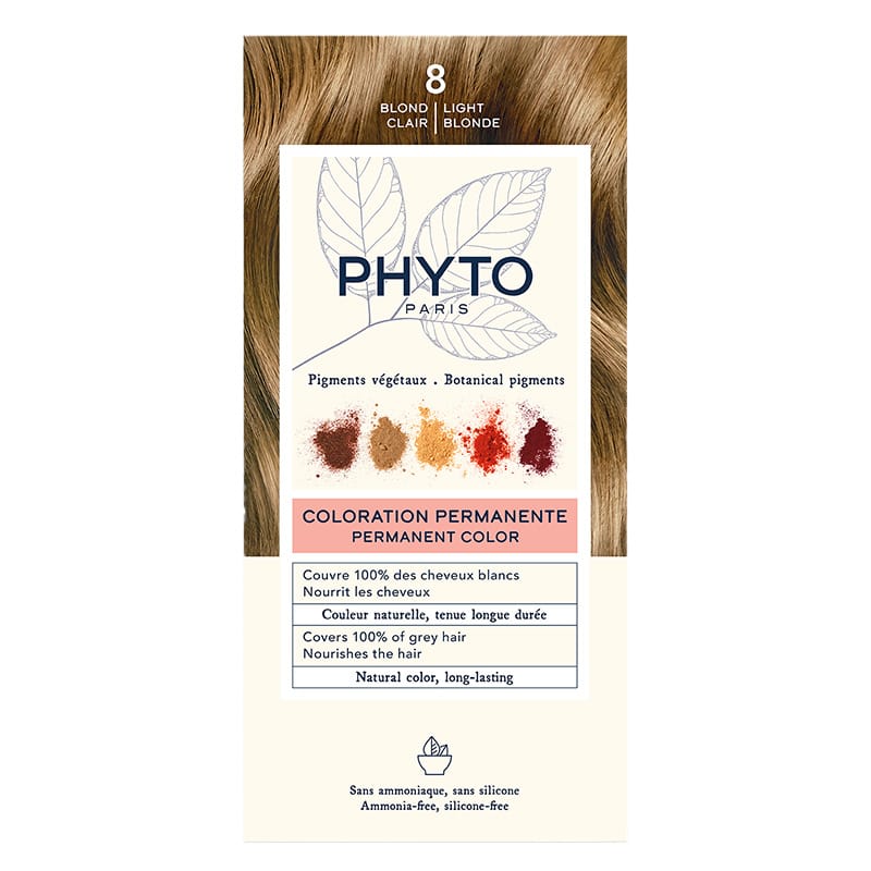 Phyto краска для волос jasny blond (цвет 8 Blond Clair) 1 шт