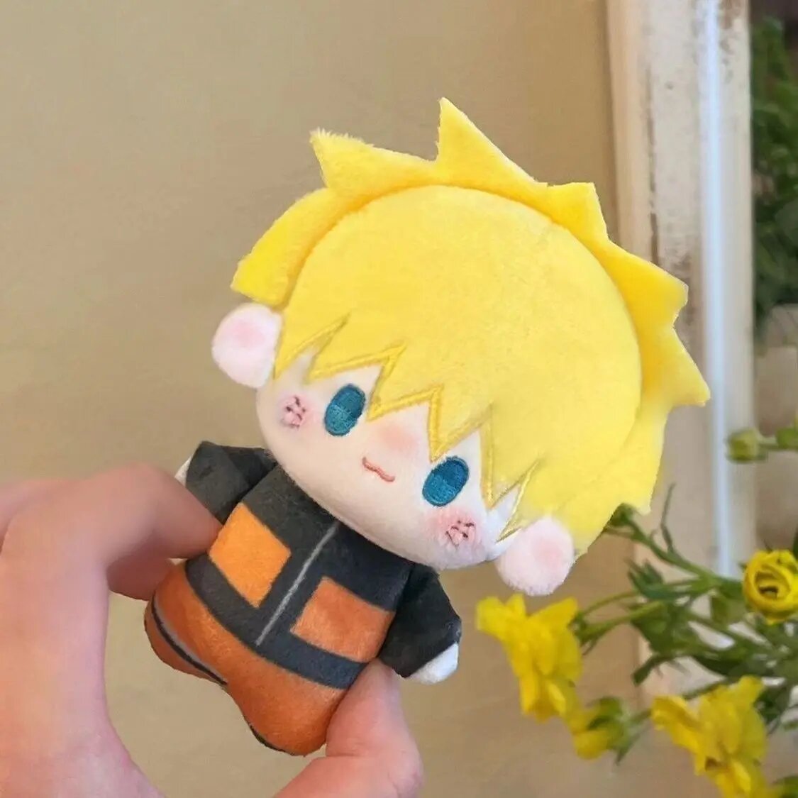 Кукла-брелок Наруто и Саске Bandai 10 см хлопковая Uzumaki Naruto