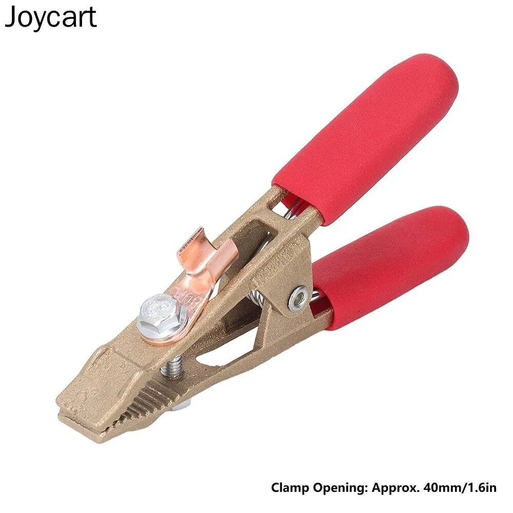 Joycart Аксессуар для пайки заземляющий кабель зажим типа "крокодил" латунь/медь 40мм