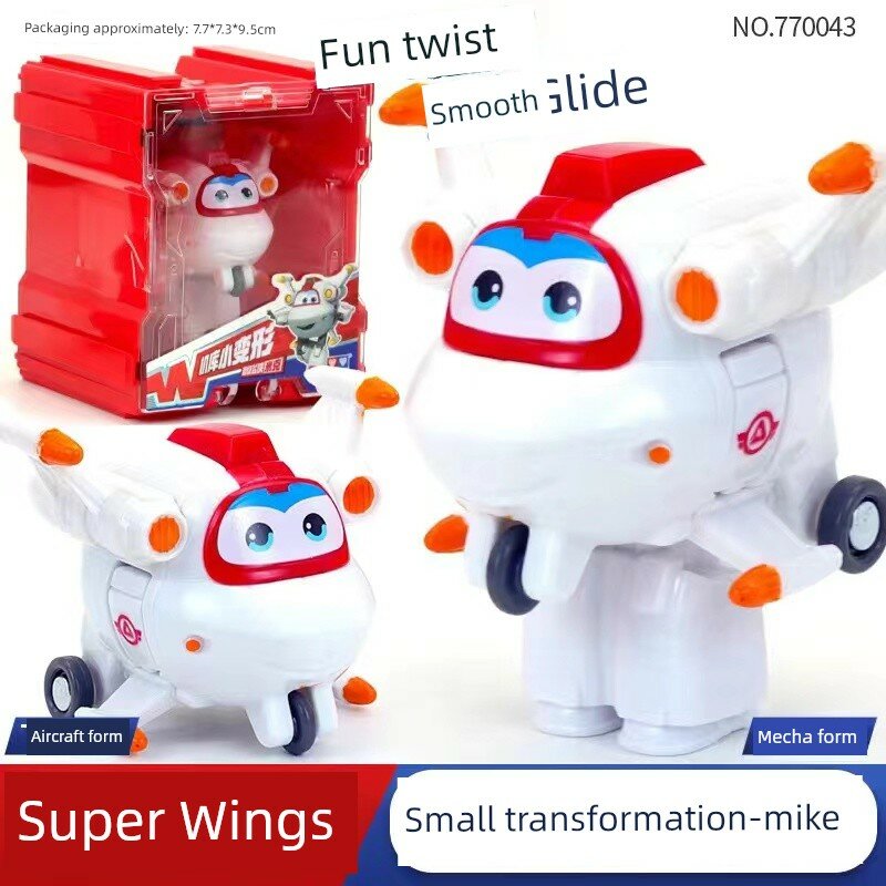 Мини-трансформирующаяся фигурка Мек для коллекции Super Wings, коллекционная игрушка