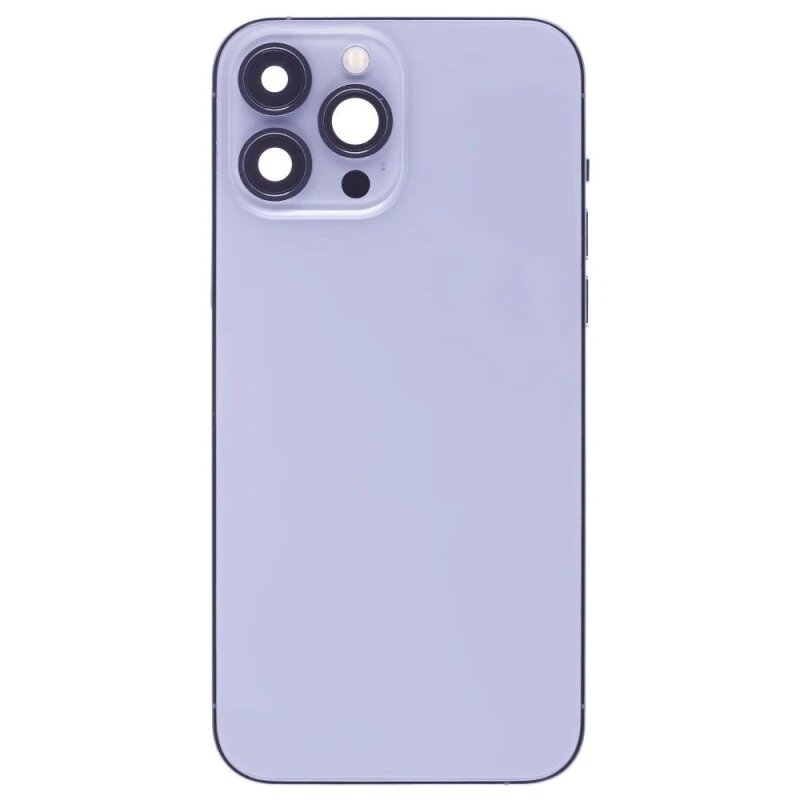 Корпус для Apple iPhone 13 Pro Max (голубой) (в сборе) (ORIG100) (Снятый) (возможен дефект ЛКП)