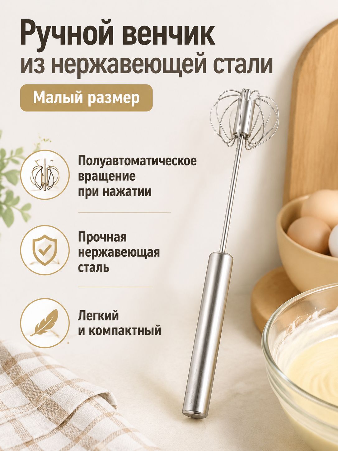 Венчик, длина 27.5 см
