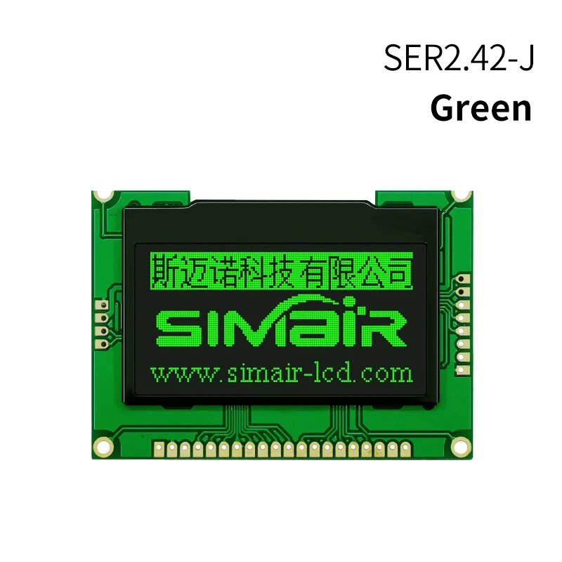 ЖК-дисплей simair WEG012864J 128x64 Green