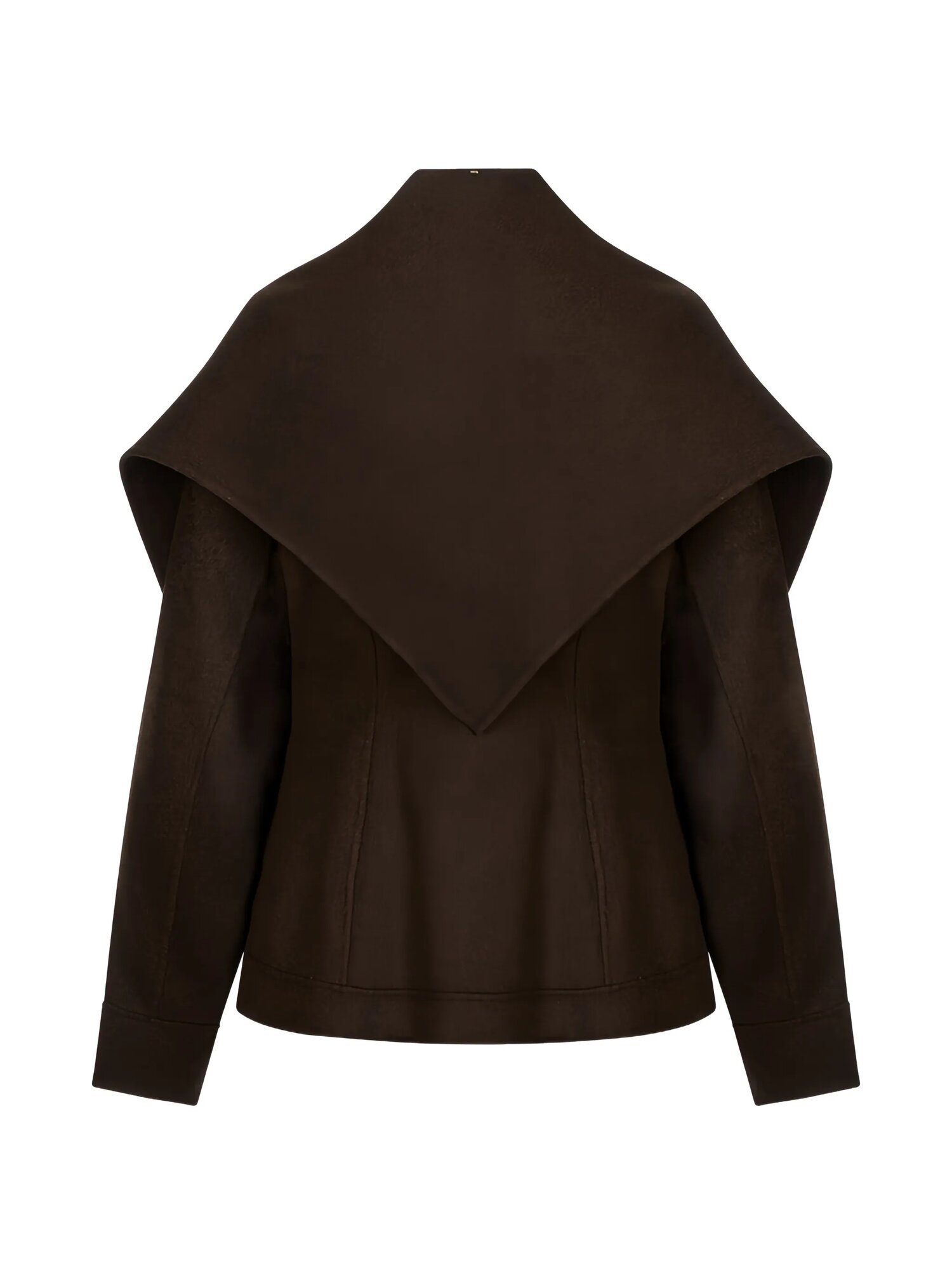 Куртка SPORTMAX Calcio wool jacket, размер 44, brown — фото 1