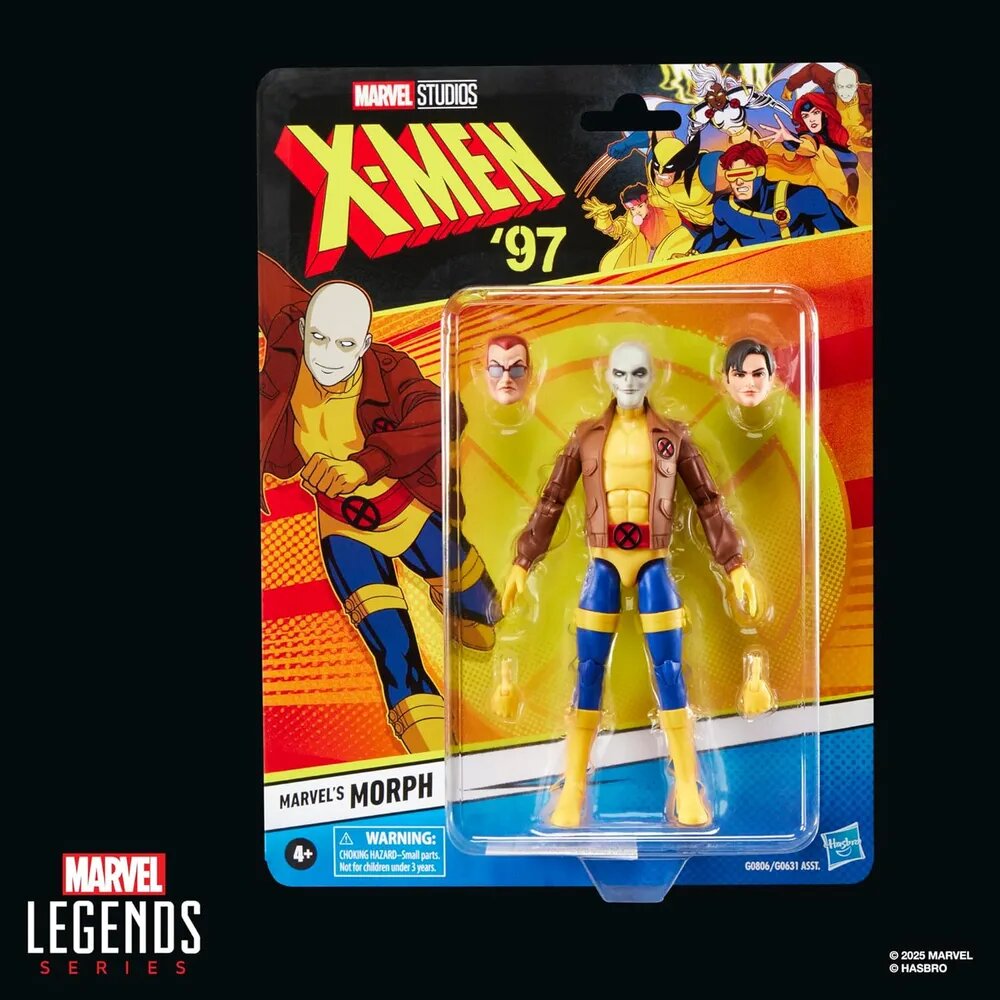 Фигурка Marvel Legends Морф (G0806) 15 см, из X-Men '97, 4 аксессуара, 20+ шарниров, коллекционная, 4+