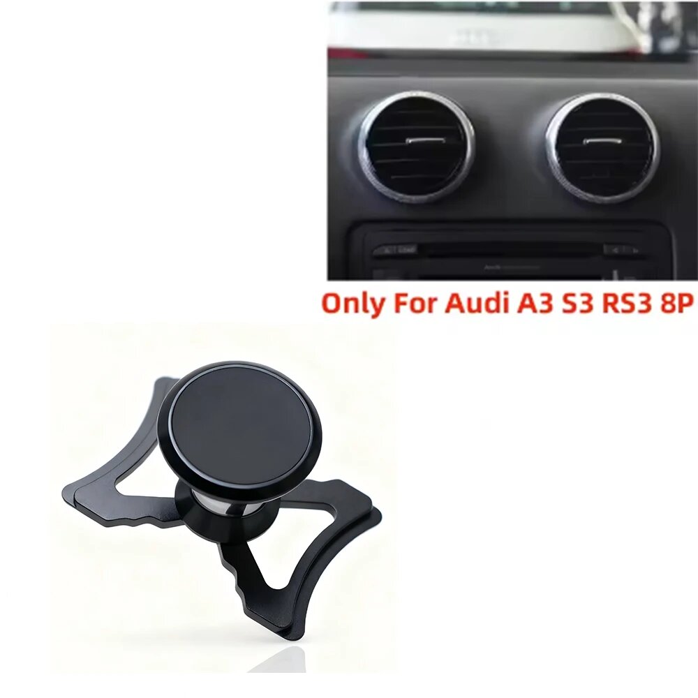 Держатель Для Телефона В Автомобиль Audi A3 S3 RS3 8P, Крепление На For Audi A3 8P Black