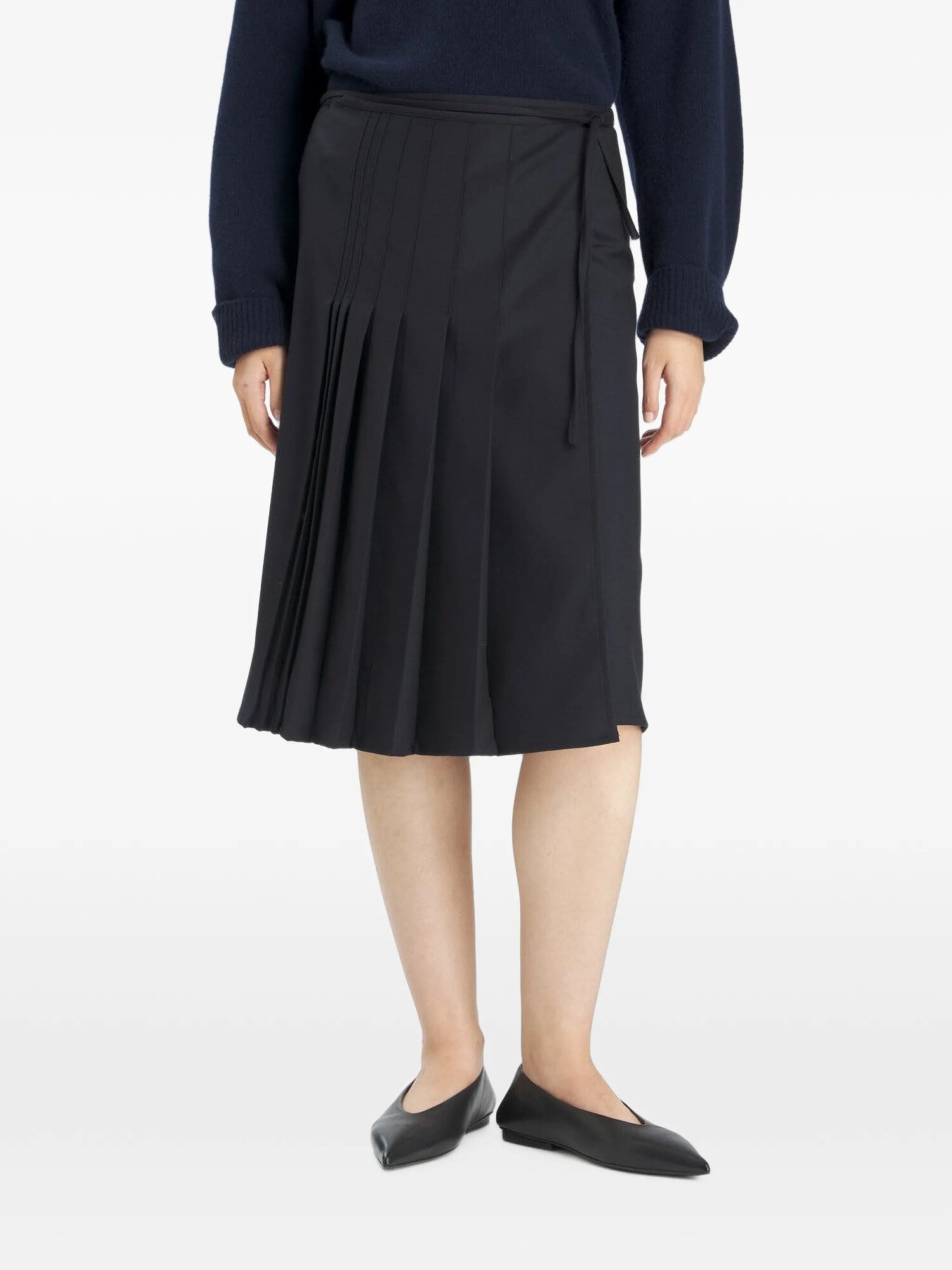 Юбка Telma pleated wrap midi skirt