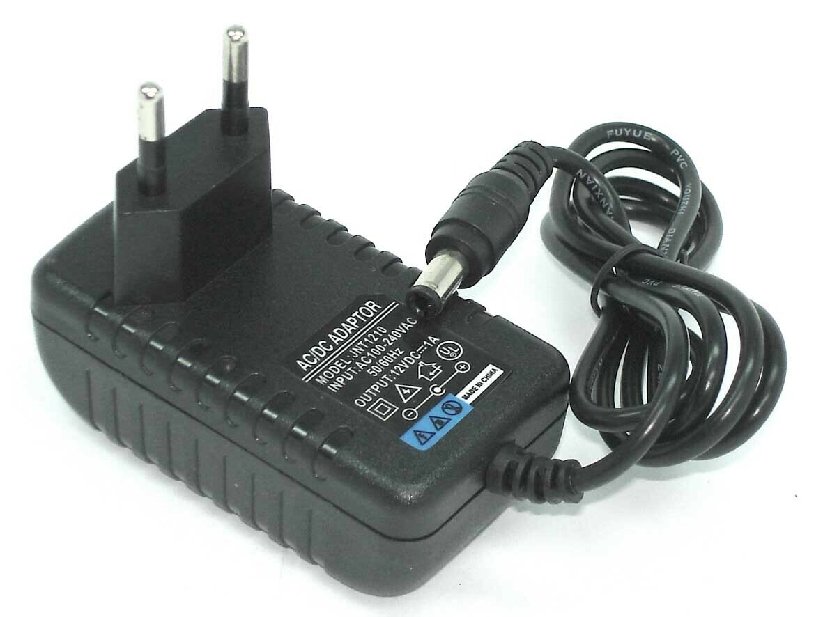 Блок питания (сетевой адаптер) 12V 1A 5.5x2.1