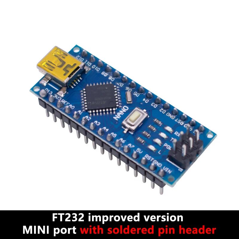 Нано плата V3.0 ATMEGA328P FT232 MIN Soldered