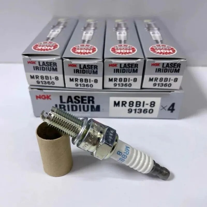 NGK Свеча зажигания арт. Свеча зажигания MR8BI-8 91360, 4 шт.