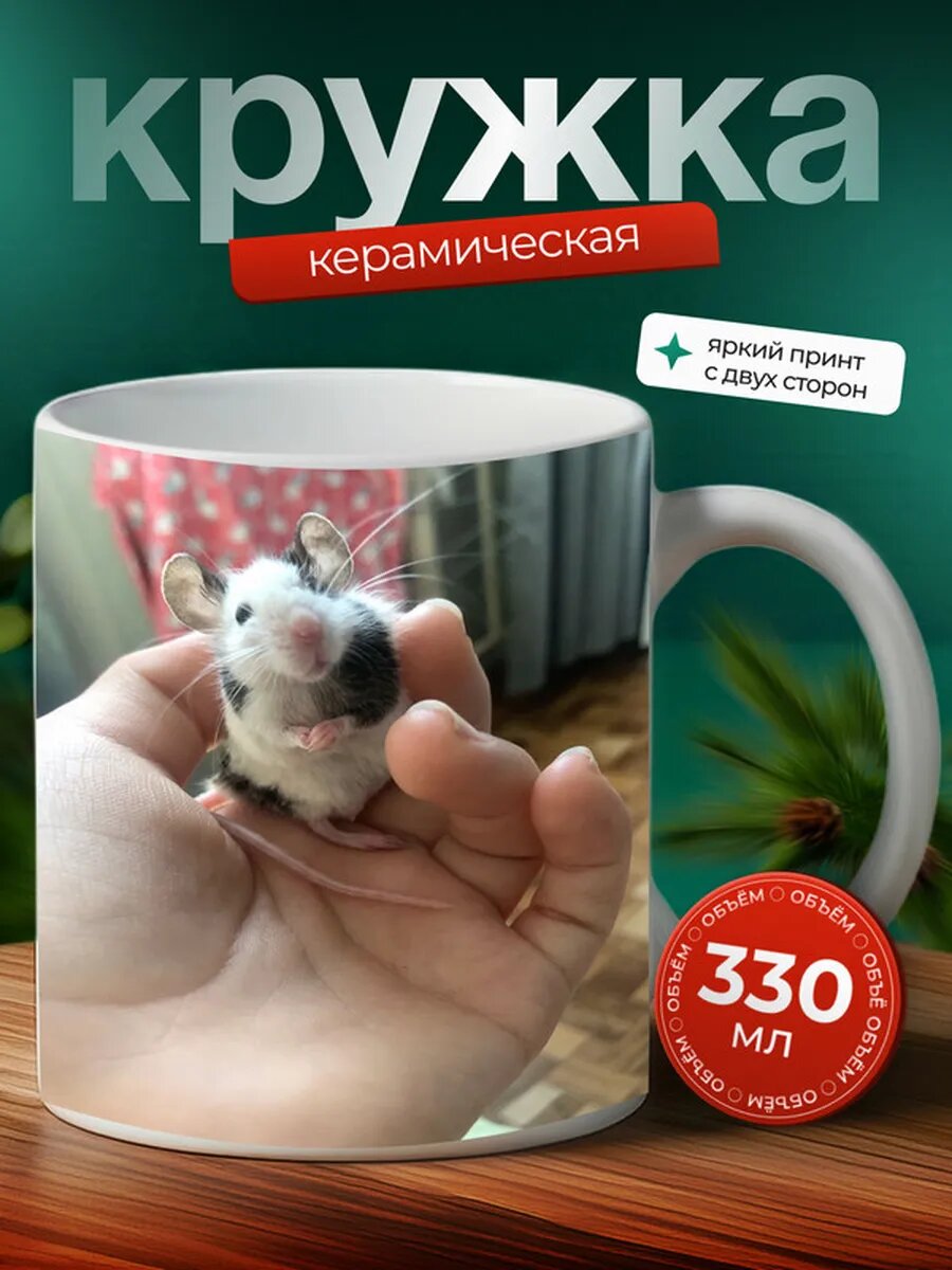 Кружка Мышь домашняя 12,