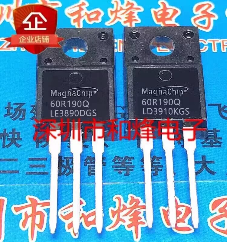 MMF60R190Q,4шт./лот, Транзистор MOSFET TO‑220F, для импульсных блоков питания и зарядных устройств