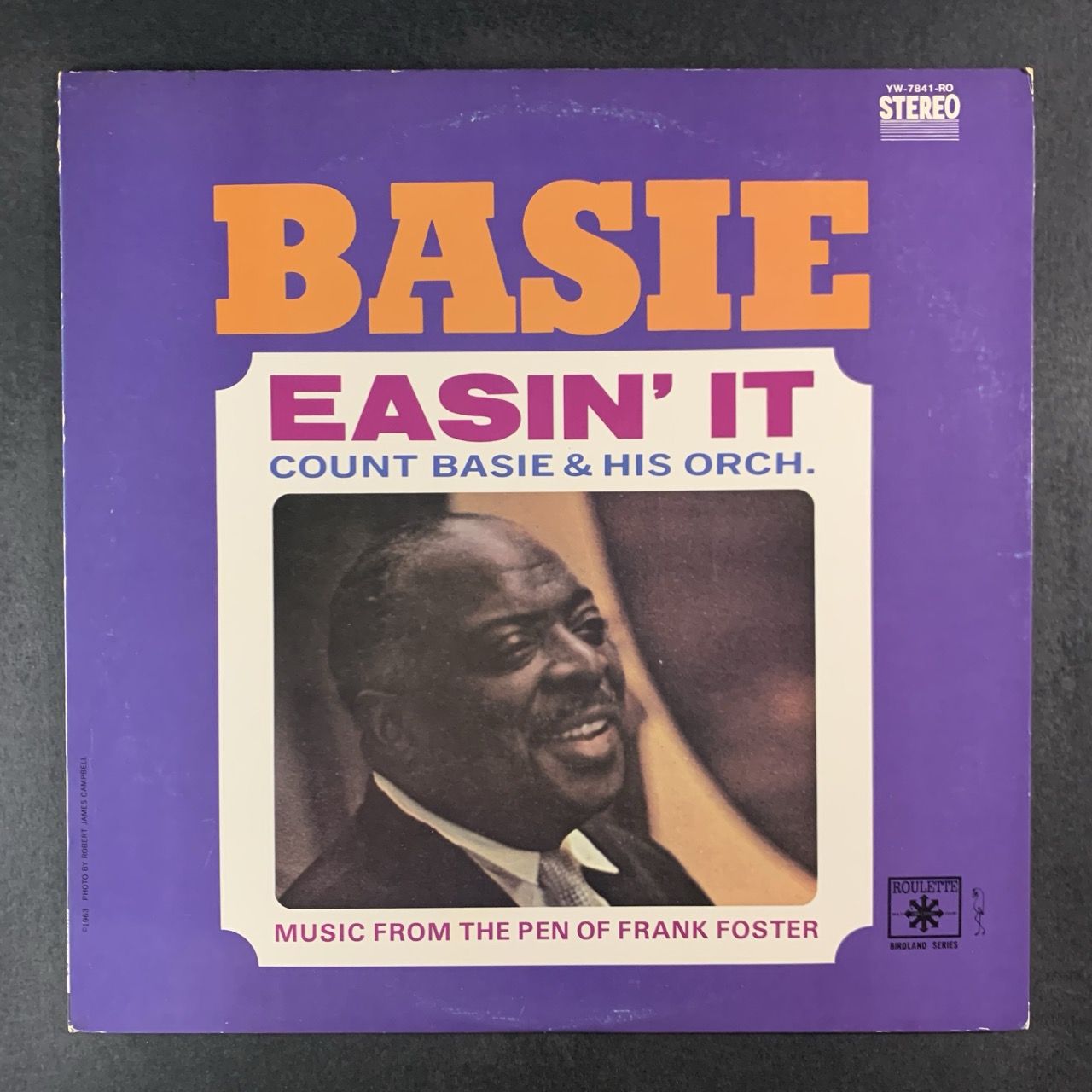 Count Basie & His Orch. - Easin It (Music From The Pen Of Frank Foster) (б/у виниловая пластинка, LP)