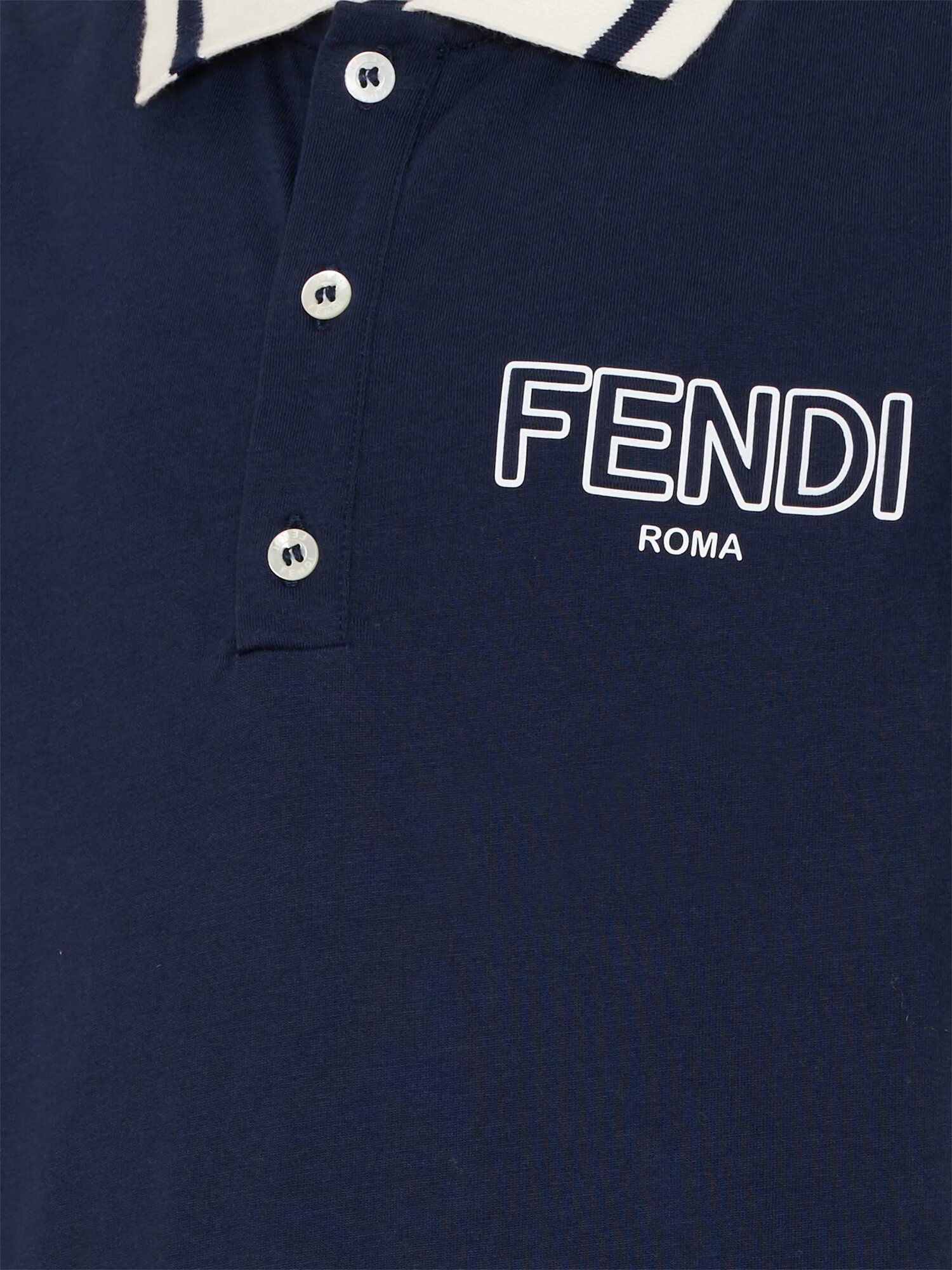 Поло FENDI, размер 6 yrs, синий — фото 1